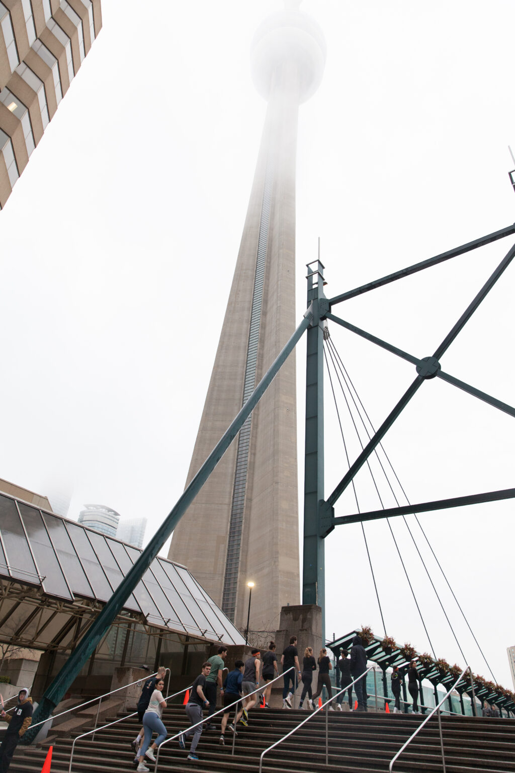A red, white and wild CN Tower Climb for Nature for the history books ...